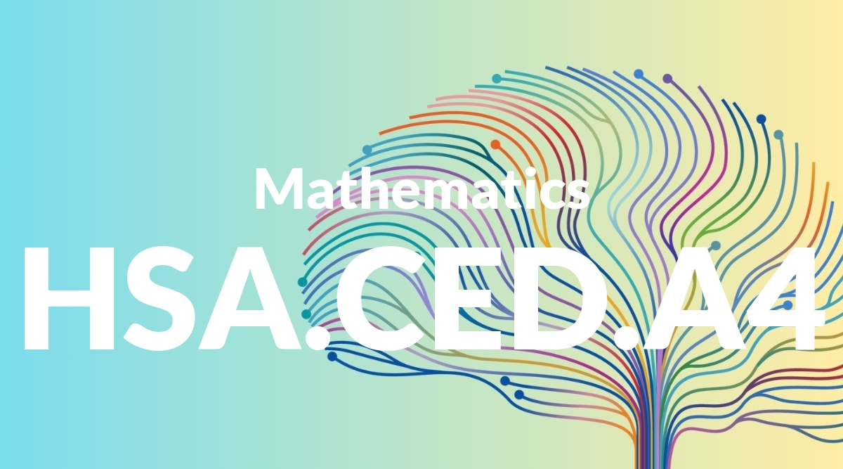 Rearranging Formulas – Proactive Instruction